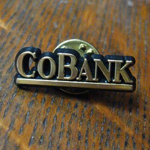 CoBank | Accessories | Cobank Vintage Bank Lapel Pin | Poshmark